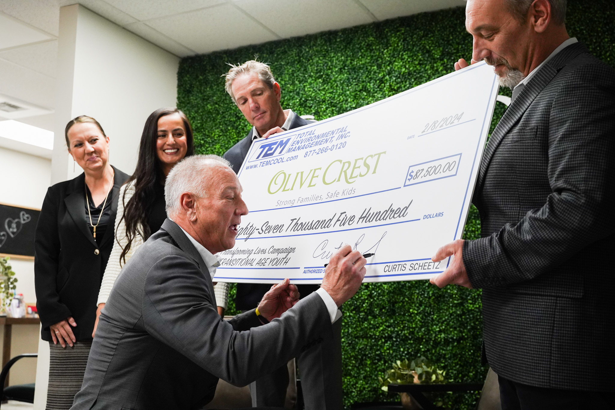 Generosity in Action: TEMcool donates to Transitional Age Youth Program ...