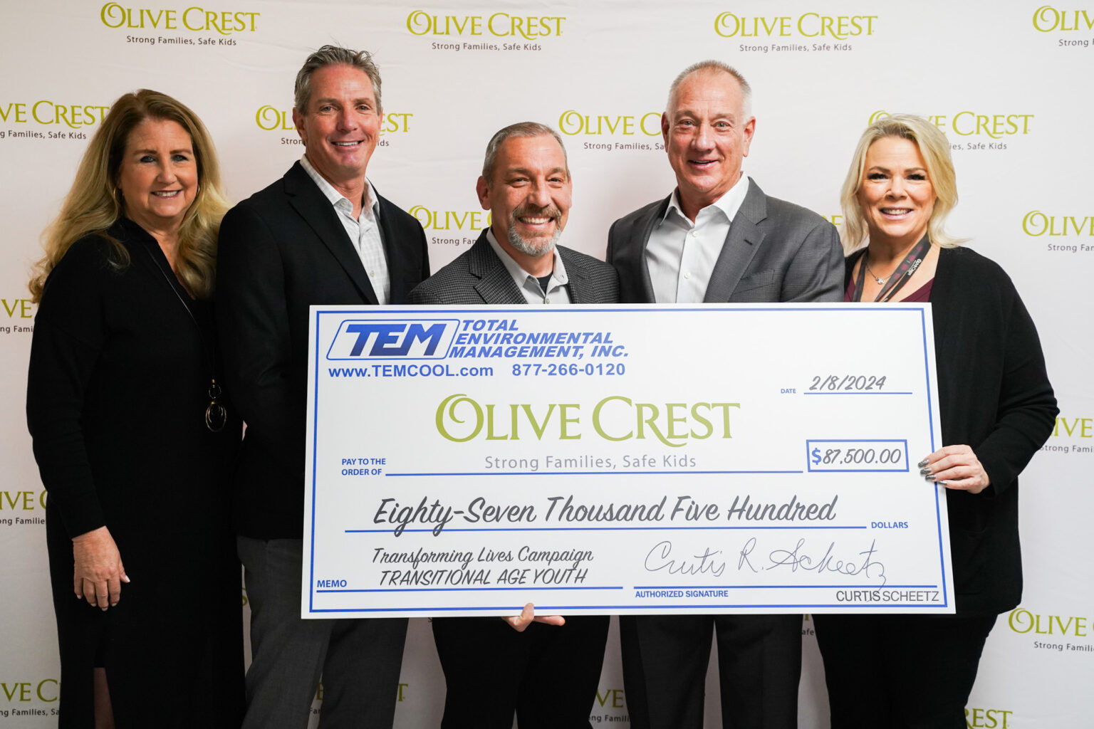 Generosity in Action: TEMcool donates to Transitional Age Youth Program ...
